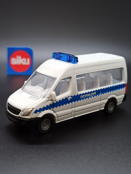 Машинка микроавтобус ПОЛИЦИЯ Siku 0806 - металлическая игрушка, SIKU0806 купить на OZON по ...