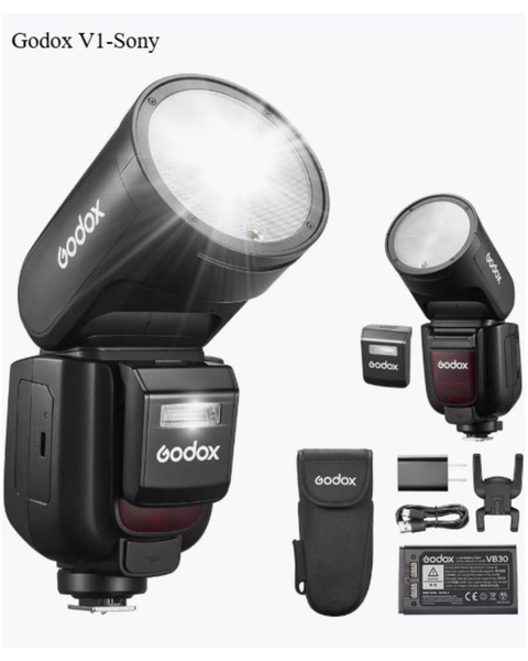 Godox V1-Sony Вспышка Speedlite с литий-ионным аккумулятором Speedlite ...