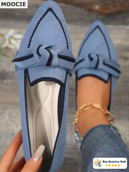 Мокасины Женский MOOCIE сине-бирюзовый, размер 41 Китай На любой сезон Круглый нос купить c ...