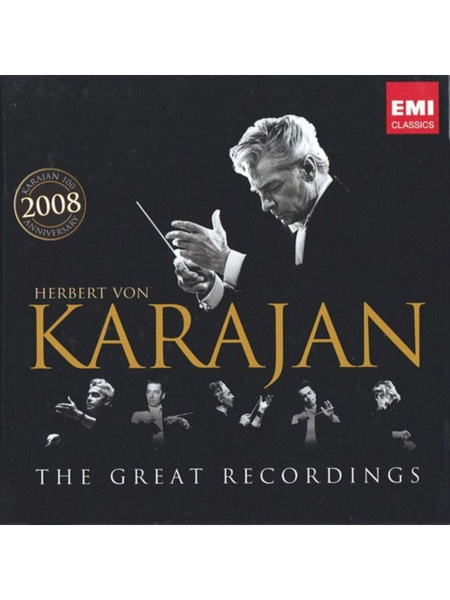 Музыка CD Herbert von Karajan - The Great Recordings 8 x CD Box Set ...