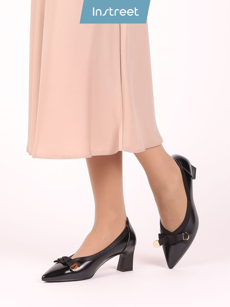 Туфли Женский Instreet Искусственная кожа, размер 38 5 Россия Без застёжки купить c доставкой на ...
