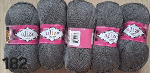 1шт. Ализе супервош (Alize Superwash) 182 купить на OZON по низкой цене (1977250409)