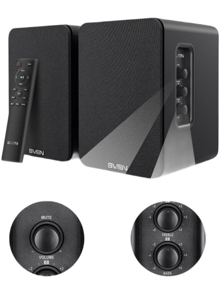 Колонки Sven АС SPS-830 2.0 черный 60Вт BT купить на OZON по низкой цене (1991351303)