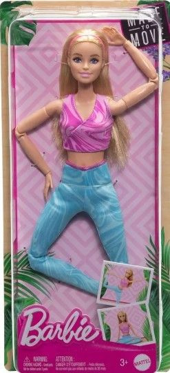 Кукла Barbie Барби Безграничные движения Made to Move "Барби блондинка ...