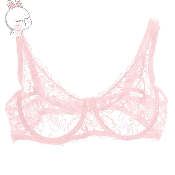 Бюстгальтер Женский Agiferg бюстье, бралетт, размер 90B розовый Полиэфир, Спандекс Повседневный ...