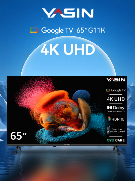 Yasin Телевизор G11K 65" 4K UHD, черный купить на OZON по низкой цене ...
