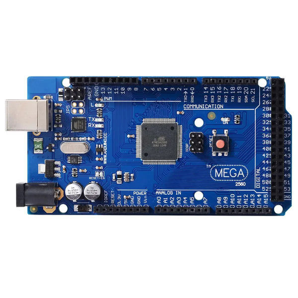 Контроллер плата Arduino Mega 2560 CH340G Type-B USB купить на OZON по ...