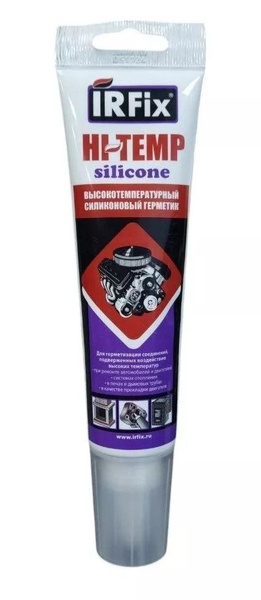 Герметик IRFIX HI-TEMP силиконовый высокотемпературный 85мл черный купить на OZON по низкой цене ...