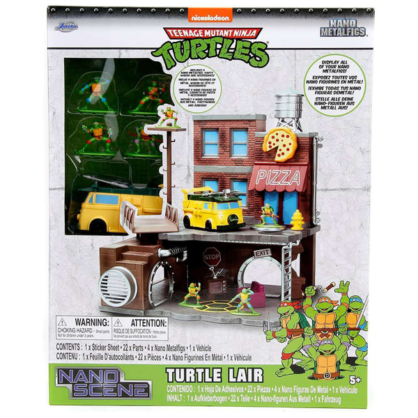Набор Nano Metalfigs Черепашки-ниндзя TMNT Nanoscene 4шт купить на OZON ...