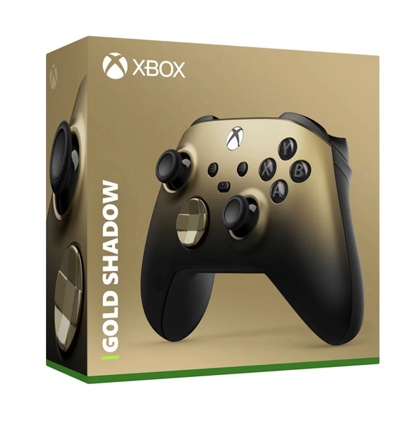 Xbox Геймпад Gold Shadow (Xbox One/Series X/S/PC), Bluetooth, золотой ...