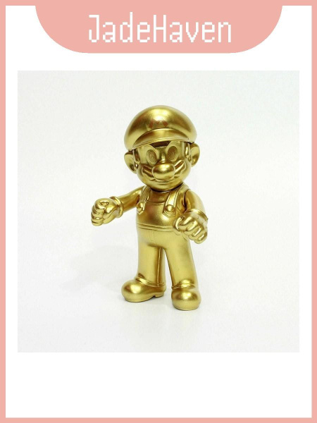 игрушка для детей super mario bros odyssey collectible pvc doll, golden ...