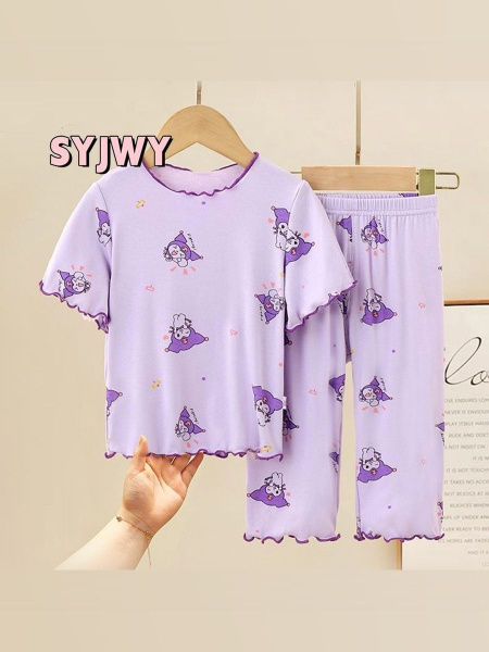 Комплект одежды Девочки SYJWY Повседневный фиолетовый, размер 120 Полиэфир Логотип Карманы Китай ...