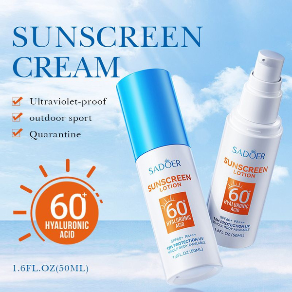 SADOER Солнцезащитный крем SPF 60+, увлажняющий кожу купить на OZON по низкой цене (2201876407)