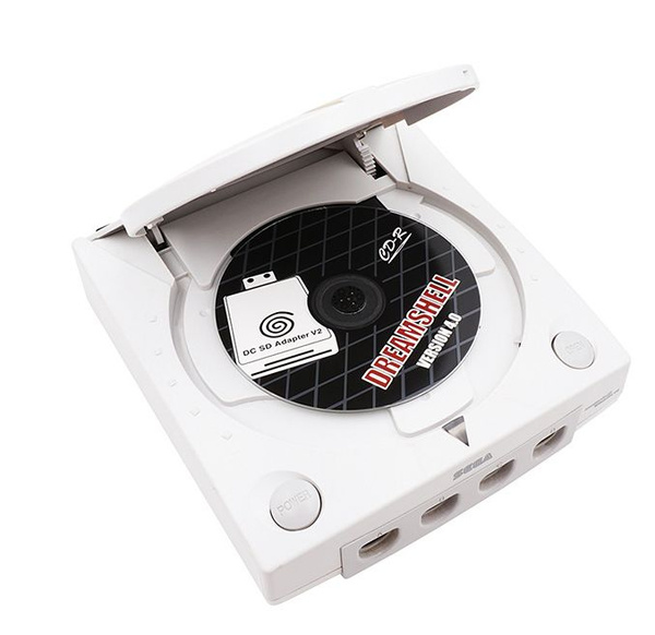 Игровая консоль SEGA DC для чтения SD/TF карт SEGA Dreamcast Dreamshell v4.0 с устройством ...