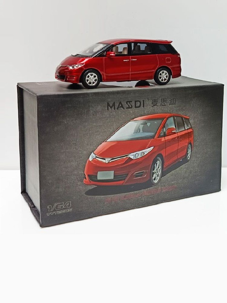 Машинка металлическая модель Masdi 1:64 Toyota Estima MPV 2006 Red ...