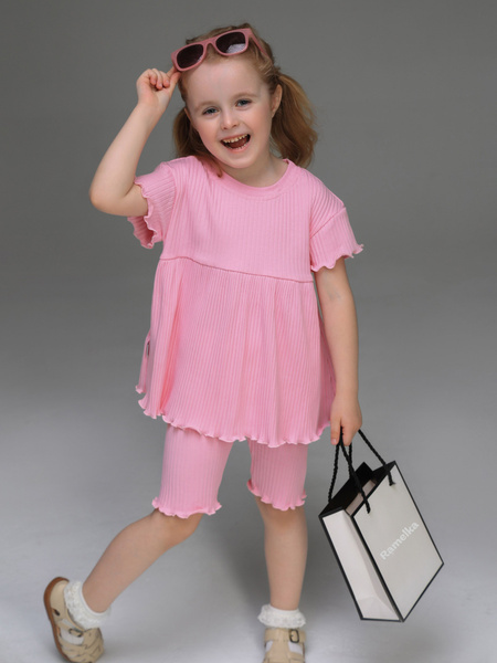 Костюм для малышей Девочки Ramelka На любой сезон Однотонный гипоаллергенный материал, размер 98 ...