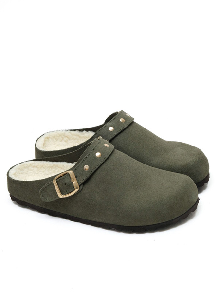 Сабо Женский Ortmann Замша 8, размер 36 Анатомическая стелька Без каблука Германия Да купить c ...