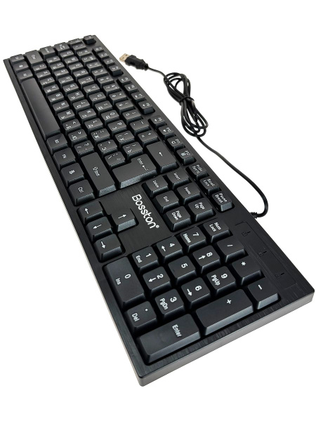 Клавиатура проводная Bosston Wired Office Keyboard (K870) Black купить ...