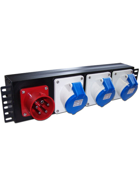 LANMASTER TWT-PDU-32AI9-3P Блок розеток Блок розеток 19" 3-фазный купить на OZON по низкой цене ...