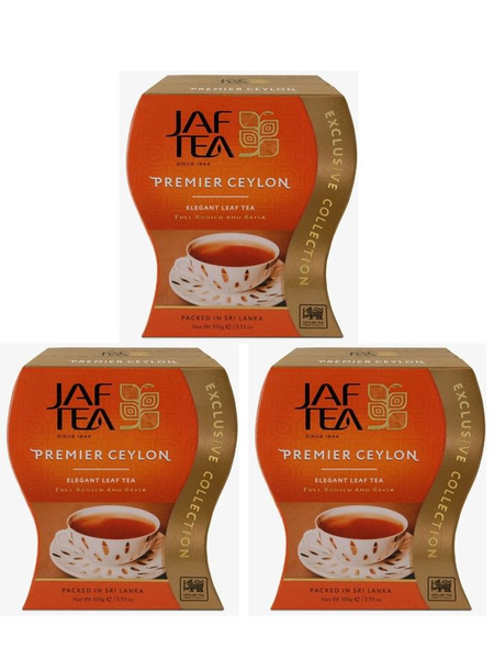 Чай черный Джаф Premier Ceylon FBOP 100 г 3 штуки купить на OZON по ...