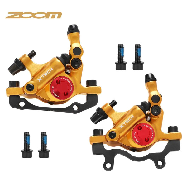 Калипер гидромеханический дискового тормоза ZOOM HB-100 (передний ...