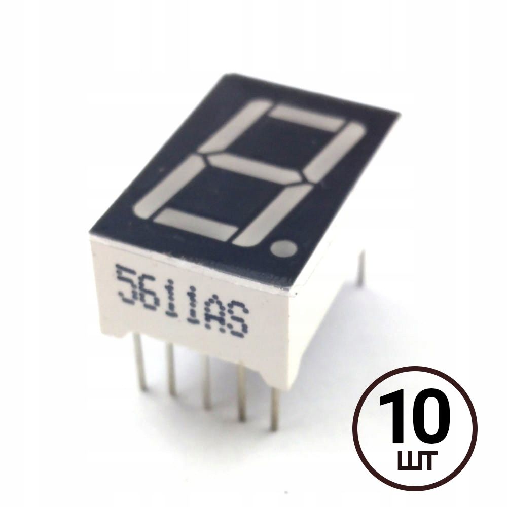 LED Семисегментный индикатор с общим катодом 5161AS цифровой ...
