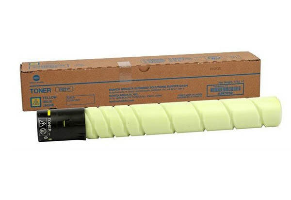 Расходник для печати Konica Minolta Тонер TN221, Желтый (yellow), для ...