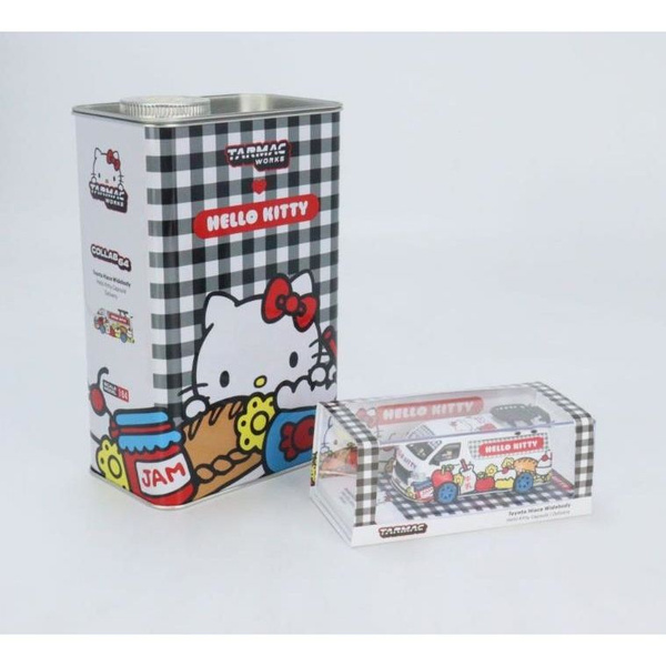Машинка Tarmac Works TW 1/64 Hello Kitty Toyota Hiace 5th With Oil Can ...