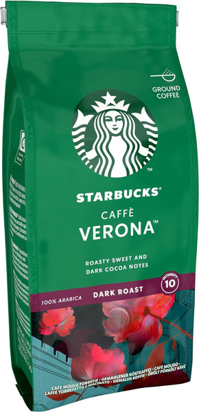 Кофе молотый Starbucks Caffe Verona, 200 г - купить с доставкой по ...
