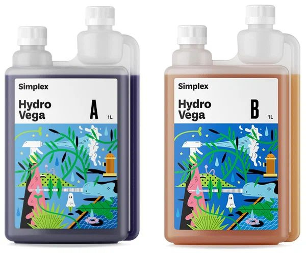 Удобрения SIMPLEX (Hydro) Vega комплект A+B по 1 литру - купить с доставкой по выгодным ценам в ...