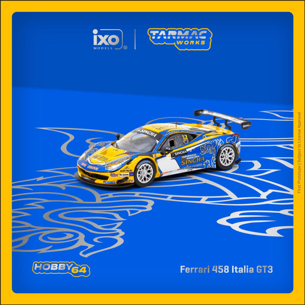 Машинка Tarmac Works TW 1/64 Ferrari 458 Italia GT3 Die-cast Alloy Car ...