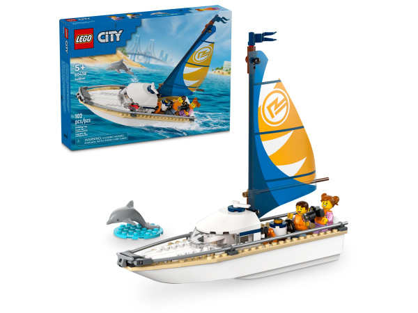 лего City серия, LEGO 60438 Парусник, lego конструктор для мальчика ...