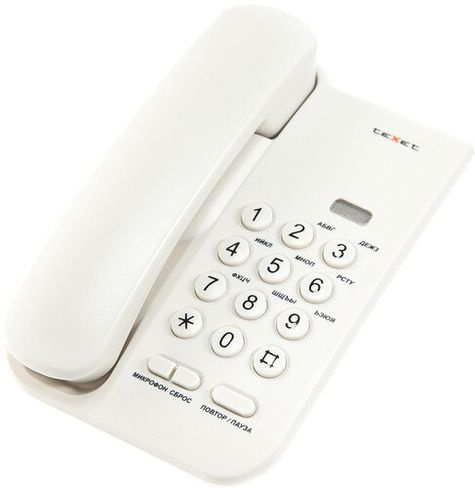 Проводной телефон teXet TX-212 - купить с доставкой по выгодным ценам в ...