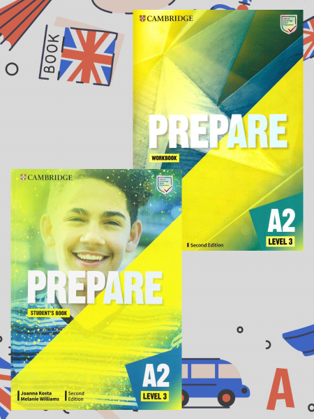 Prepare A2 Level 3 Students Book + Workbook + DVD | Kosta Joanna ...