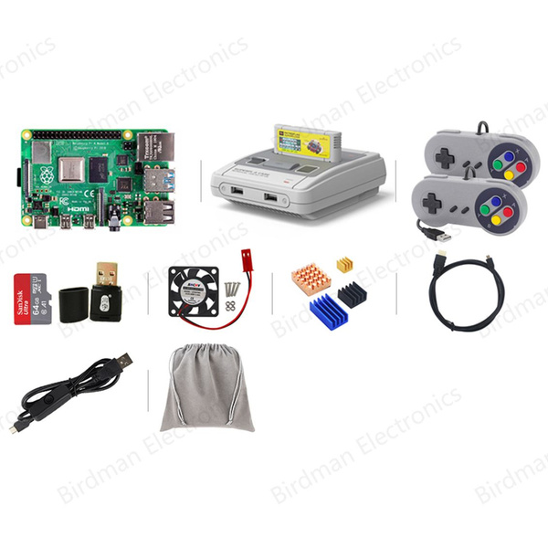 Микрокомпьютер Raspberry Pi 4B набор python 2GB Компоненты SUPERPi 4 CASE - купить по низким ...