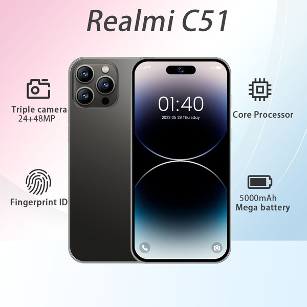 Характеристики Смартфон Смартфон Игровой телефон Realmi C51 HD Ultimate ...