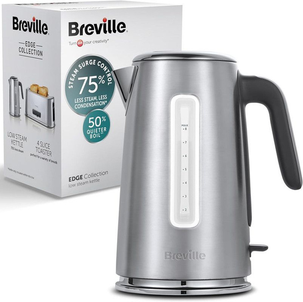 Купить электрический чайник Breville Breville Edge Low Steam, Металл по ...