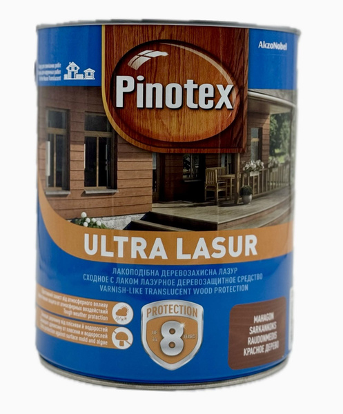 Pinotex Ultra защитная влагостойкая лазурь с воском для дерева Пинотекс ...