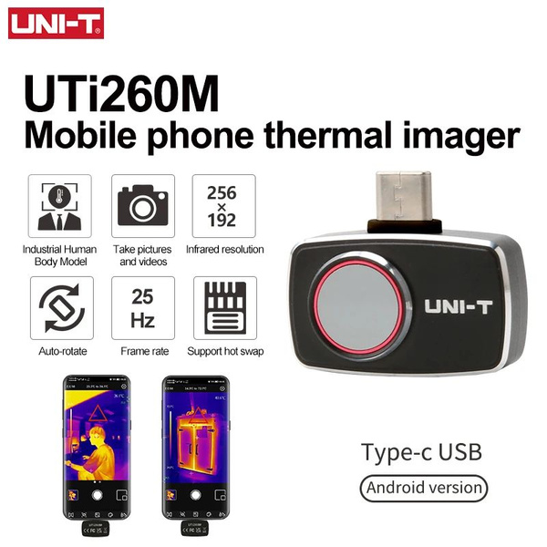 UNI-T Тепловизор UTi260M для обследования труб Тепловизор для ...