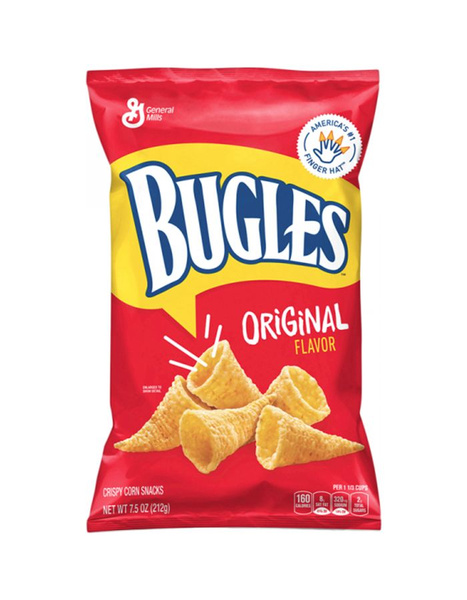 Кукурузные чипсы General Mills Bugles Оригинальные, 212 гр - купить с ...