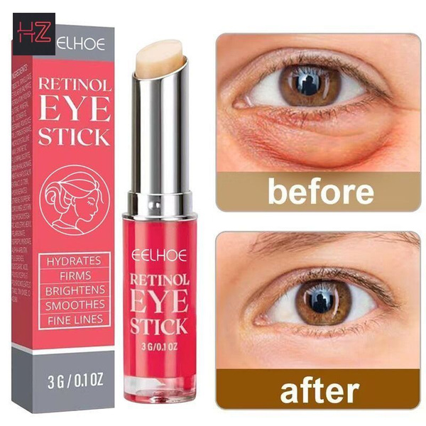 EELHOE Retinol Eye Cream Stick, восстанавливает кожу вокруг глаз и подтягивает тонкие линии, 3 г ...