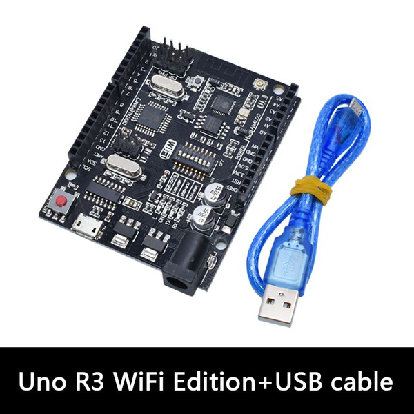 UNO R3 + WiFi ATmega328P + ESP8266 (32 Мб памяти) USB-TTL CH340G для Arduino Uno NodeMCU WeMos ...