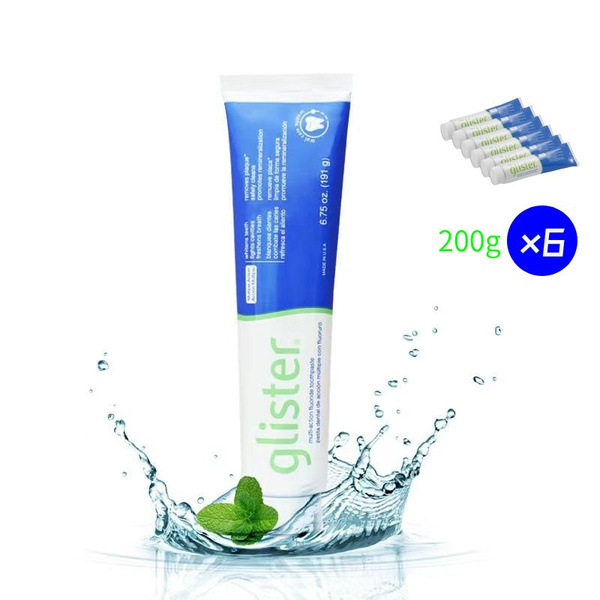 Зубная паста отбеливает зубы и освежает дыхание Glister 200 мл- 6 шт ...