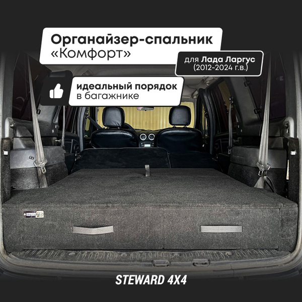 Органайзер-спальник Комфорт в багажник Lada Largus / Лада Ларгус 2012 ...