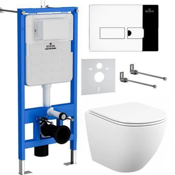 Комплект унитаза c инсталляцией ROXEN, направление выпуска ...