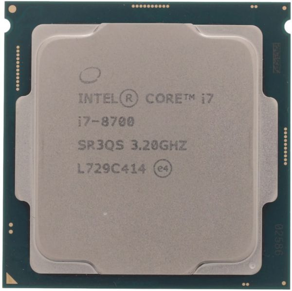 Процессор Intel Core i7 8-го поколения, OEM (без кулера), 6 яд., 3.2 ...