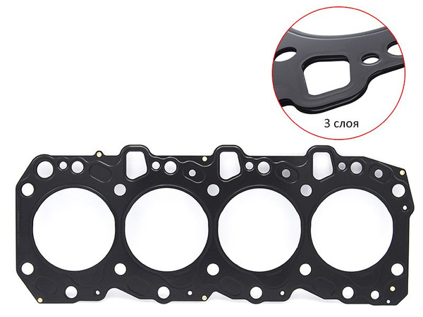 Прокладка ГБЦ TOYOTA 4RUNNER/HIACE/HILUX/SURF/LAND CRUISER 1KZ-TE 93 ...