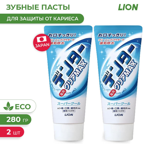 Японская зубная паста Dentor Clear MAX с микрогранулами для защиты от ...