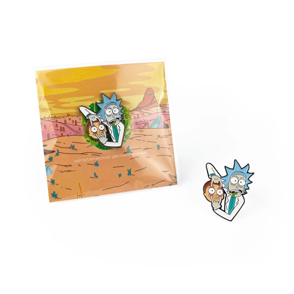 Значок металлический / Little Pins / Rick & Morty Fright / Мультики ...