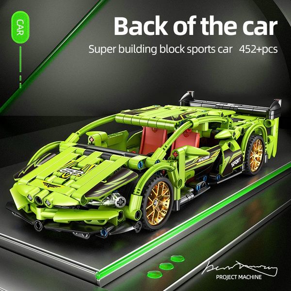 Конструктор Техник набор 400+деталей (technic, модель racing спорткар ...